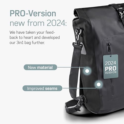 Borgen 25 L Waterproof Pannier Bike Rack Bag - Rugged Traveler ...