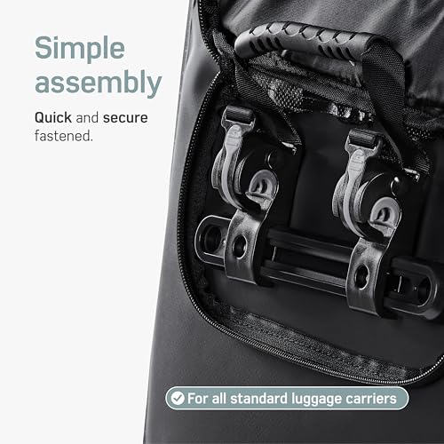 Borgen 25 L Waterproof Pannier Bike Rack Bag - Rugged Traveler ...